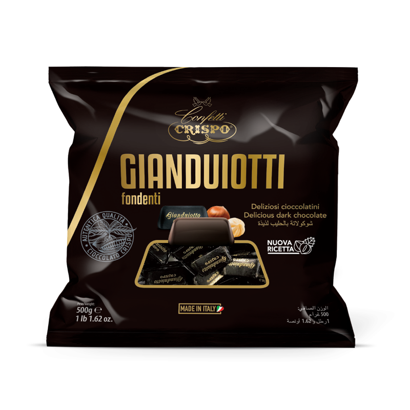 Gianduiotti Fondenti 500g | Crispo Confetti