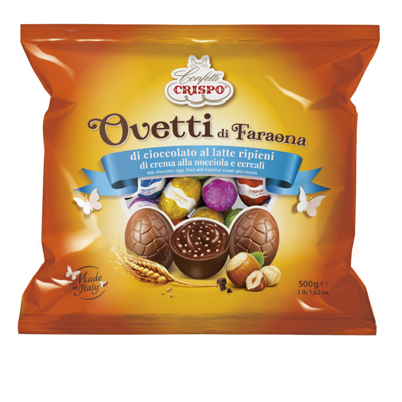Hazelnut Cereals Eggs 500g | Crispo Confetti