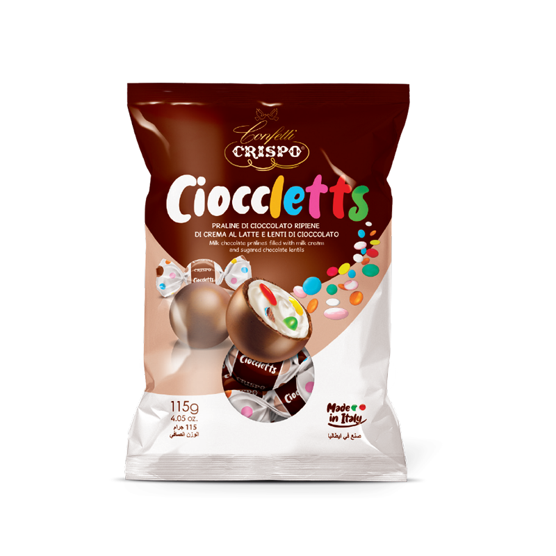CIOCCLETTS 115 g | Crispo Confetti
